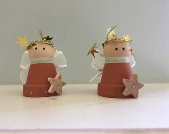 Terra cotta angel | Etsy