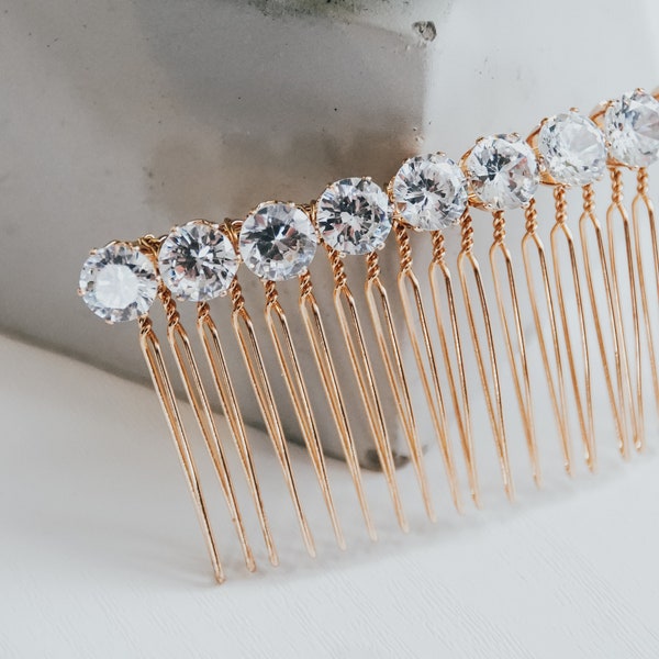 Rhinestone Comb - Etsy