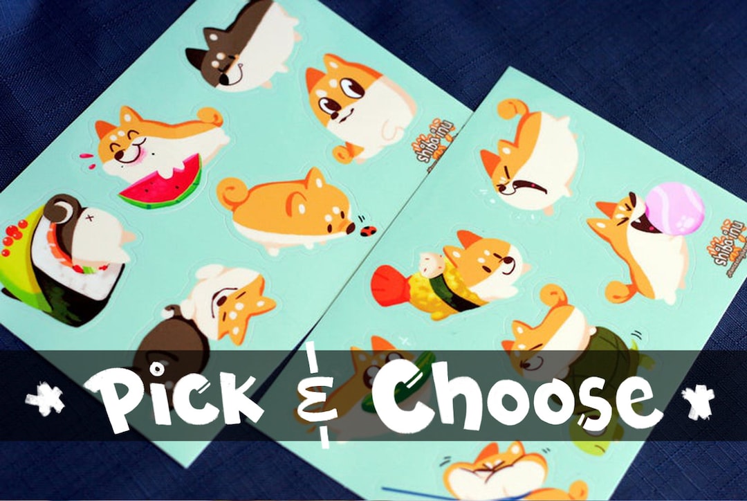 Pick and Choose Any Sticker Sheets 4x6, 3x10 please Note Out-of-stock ...