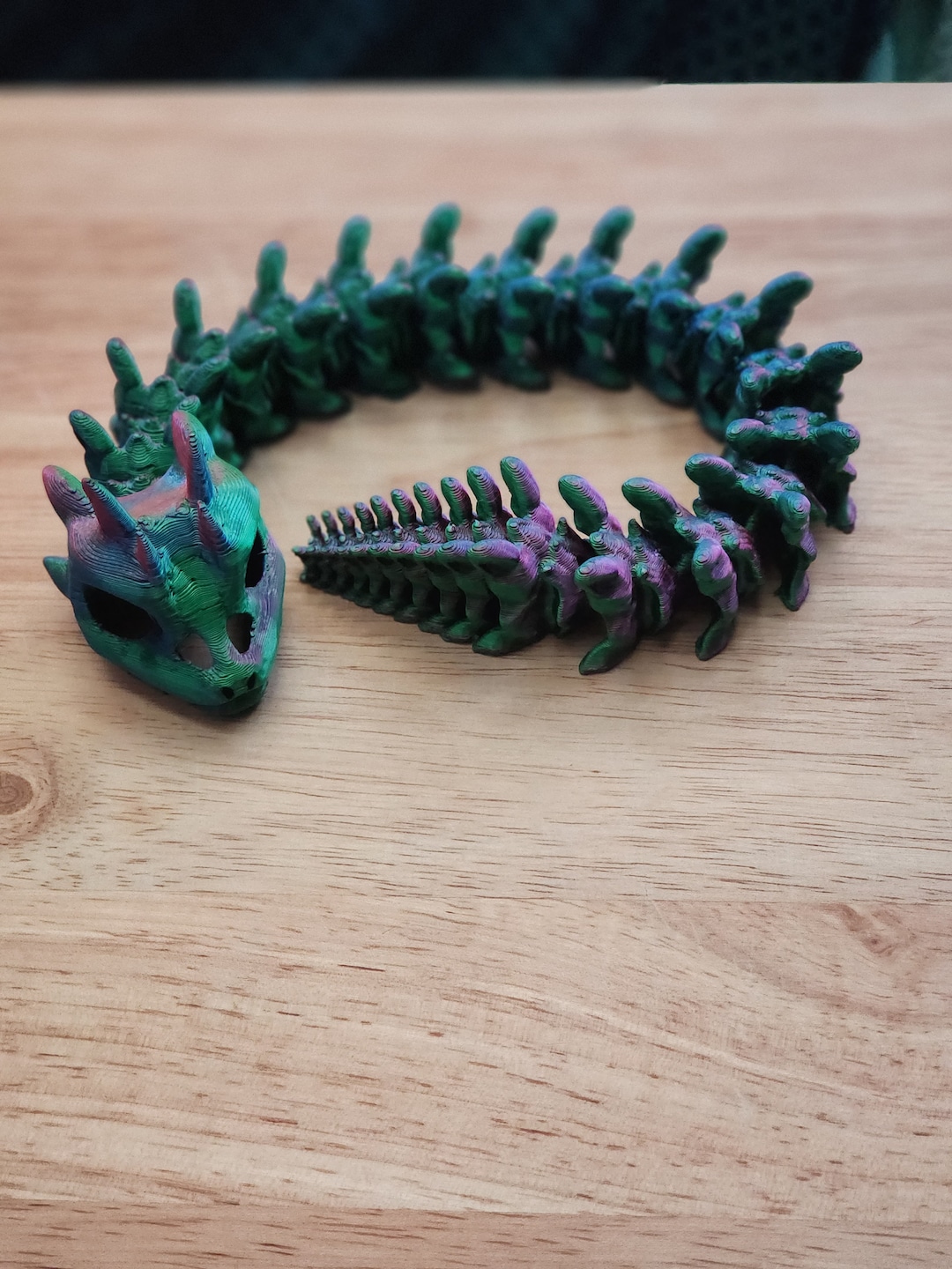 3D Printed Articulated Basilisk - Etsy