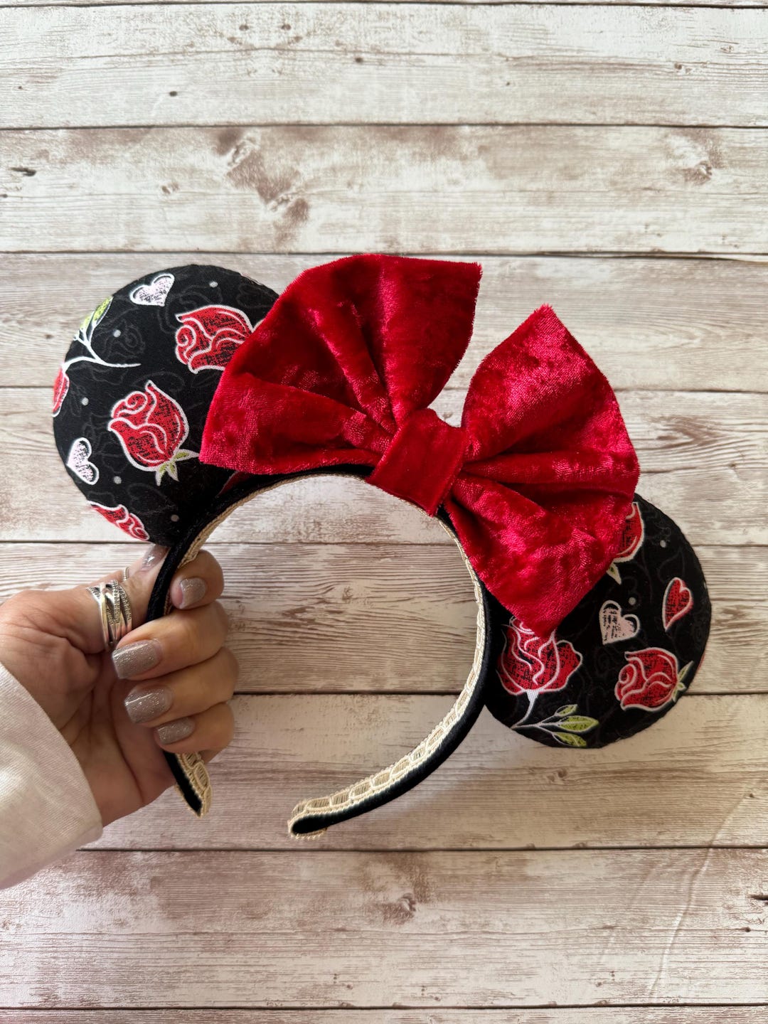 Valentines Roses Ears - Etsy