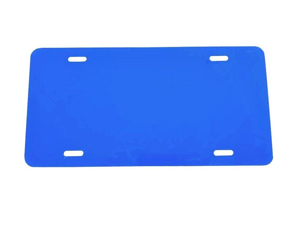 Blue Sky Anodized Aluminum License Plate Blank Heavy Gauge | Etsy