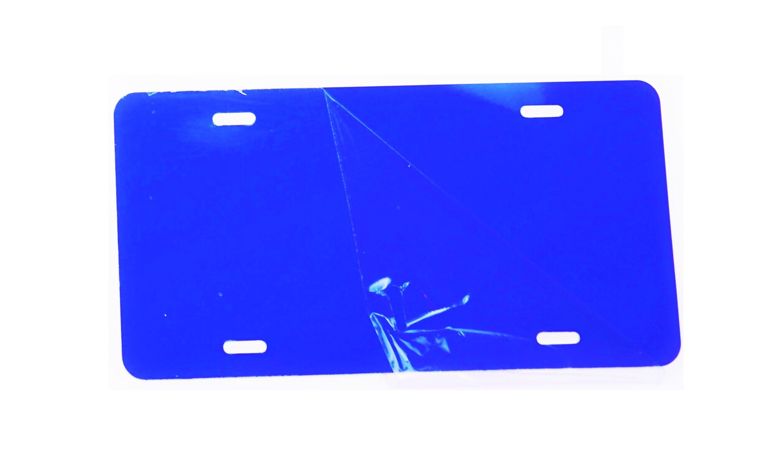 Blue Sky Anodized Aluminum License Plate Blank Heavy Gauge | Etsy