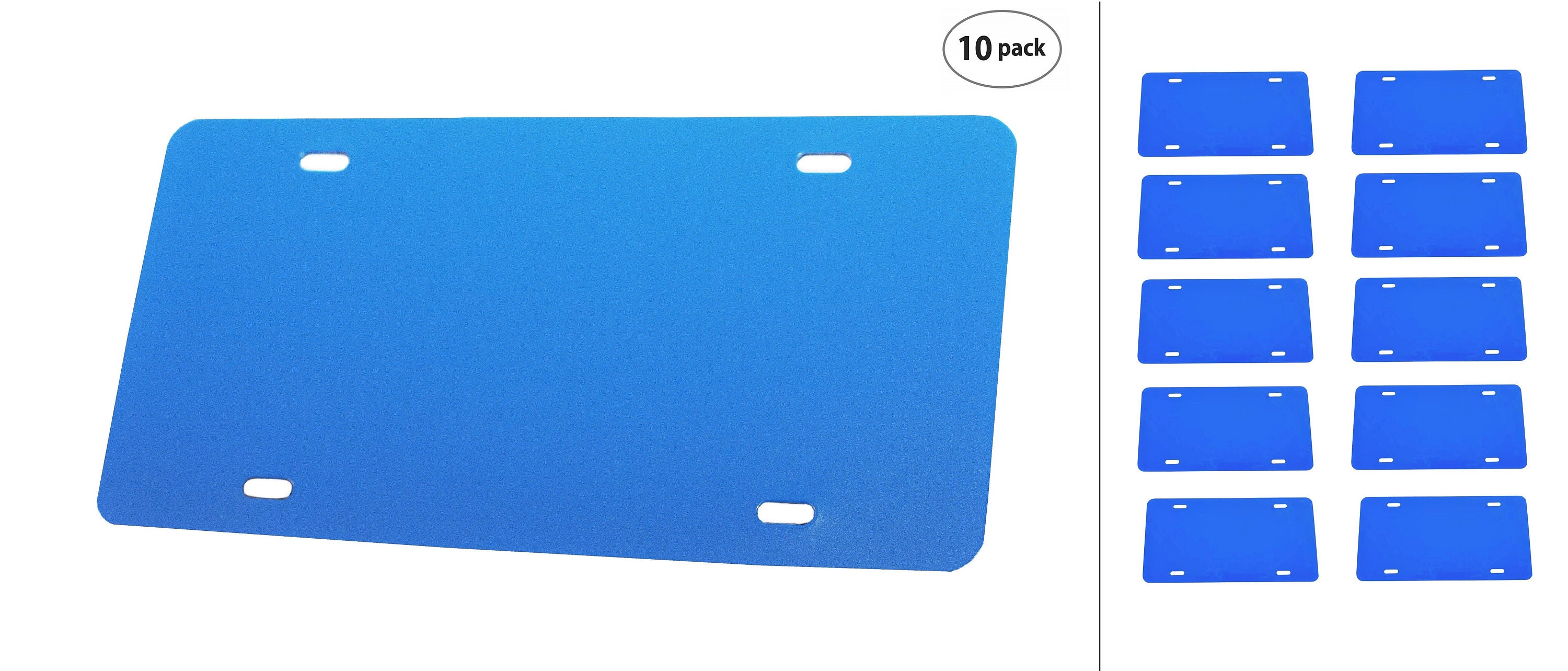 Blue Sky Anodized Aluminum License Plate Blank Heavy Gauge | Etsy