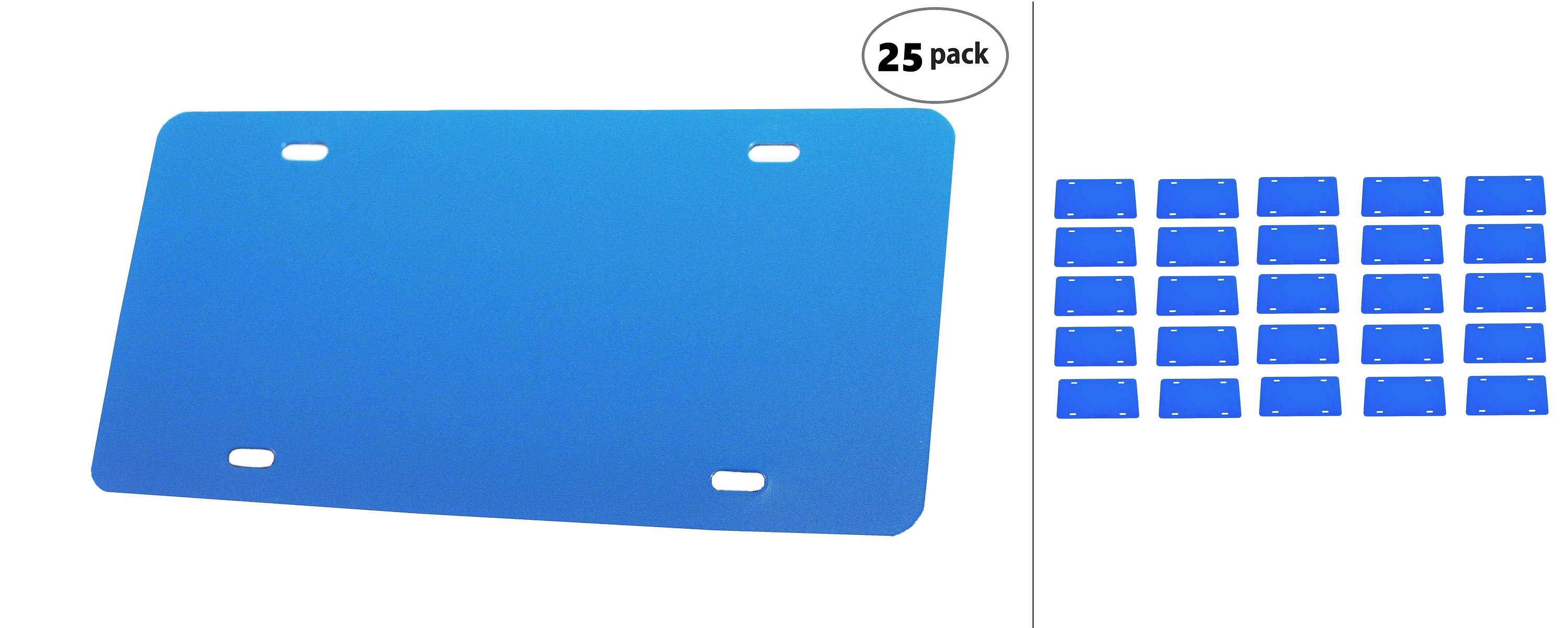 Blue Sky Anodized Aluminum License Plate Blank Heavy Gauge | Etsy