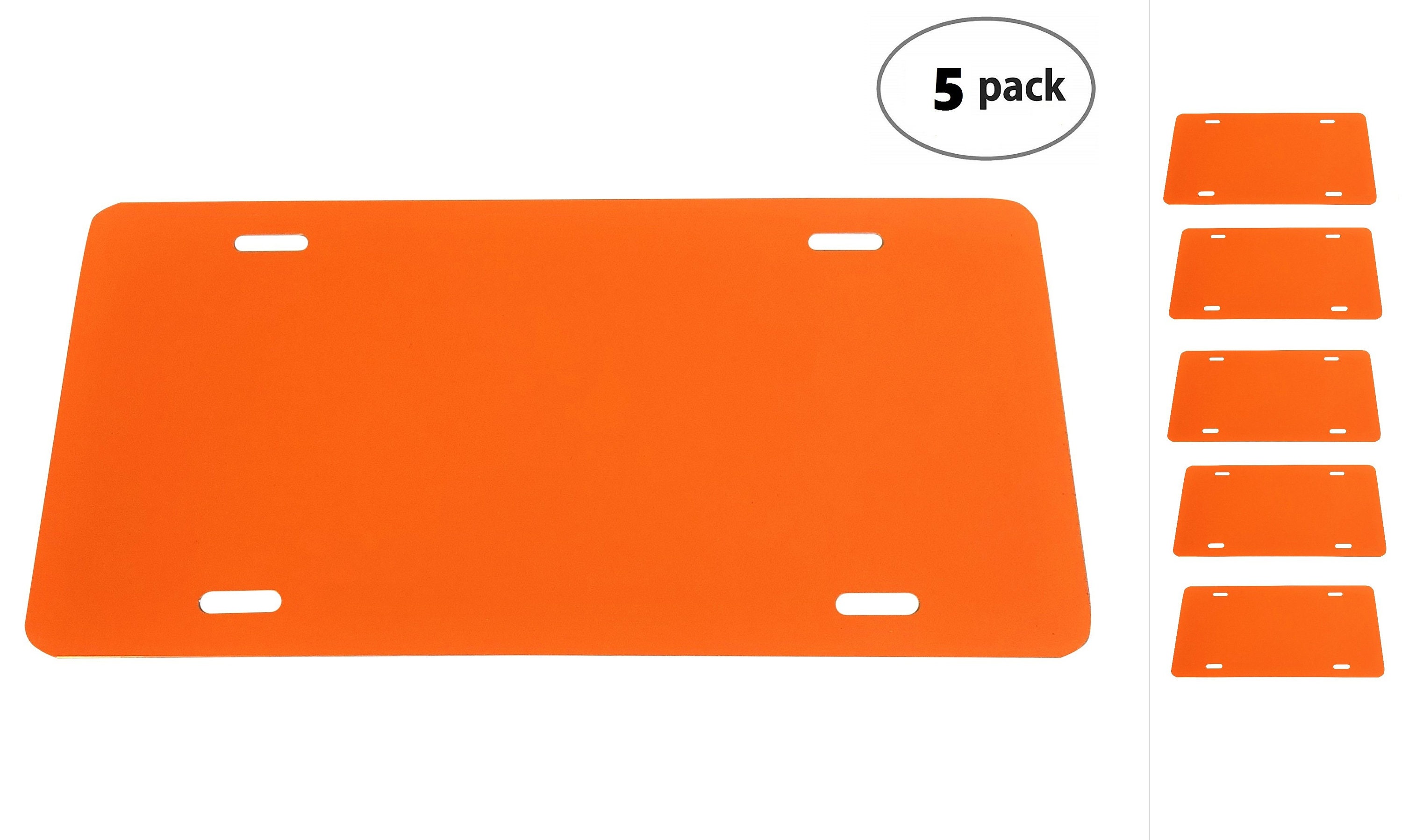 Orange Juice Anodized Aluminum License Plate Blank Heavy | Etsy