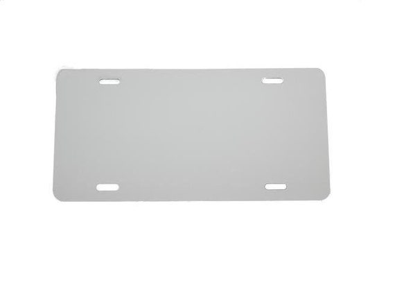 020 White Anodized Aluminum License Plate Blank Light Weight | Etsy