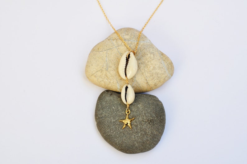 Real Shell Necklace, Shell Necklace, Gold Shell, Dainty Necklace, Shell ...