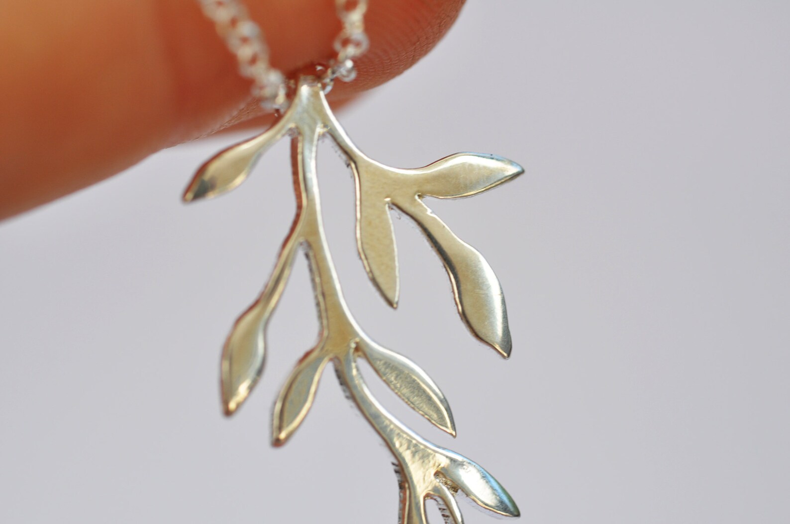 Leave Necklace Silver Leave Jewelry Silver Leave Pendant - Etsy