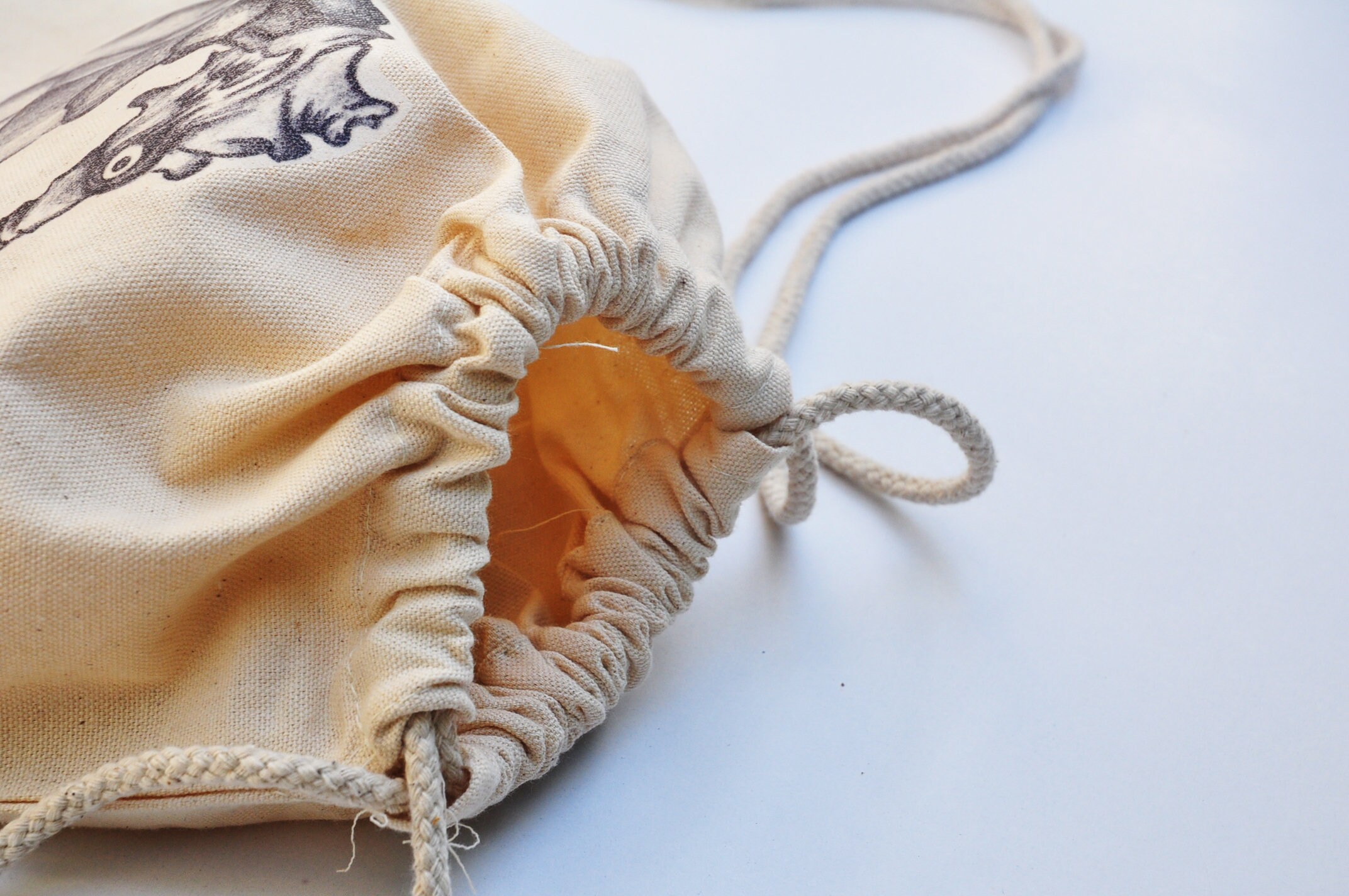 Sea Horse Sack Bag Ocean Sack Bag Cotton Sack Bag Shopping - Etsy