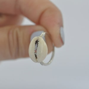Real Shell Ring , Silver Ring, Ocean Jewelry, Beach Ring, Summer ...