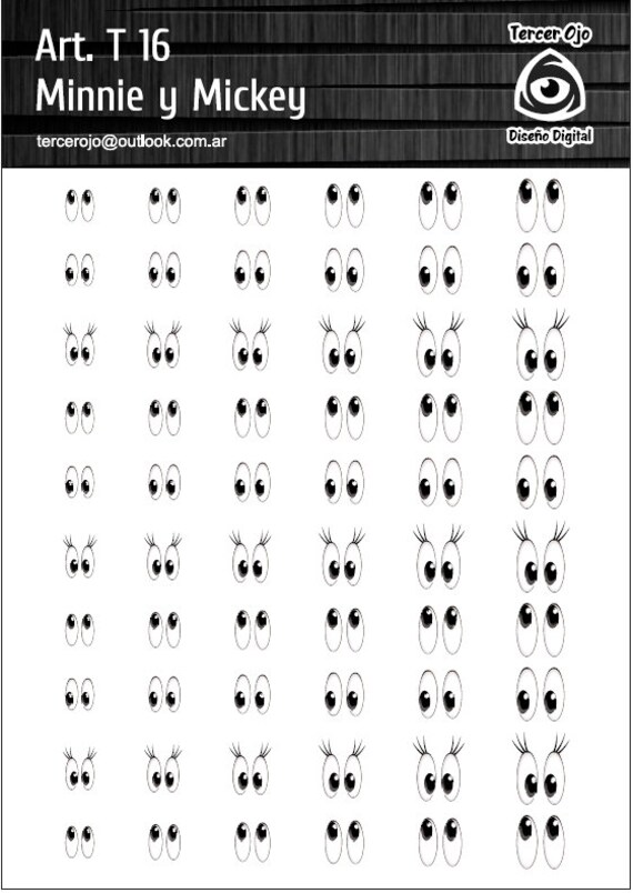Plantilla De Cara De Minnie Mouse Para Imprimir