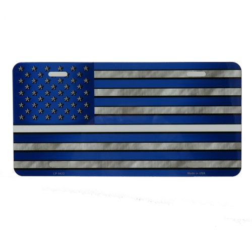 Blue American Flag License Plate - Etsy