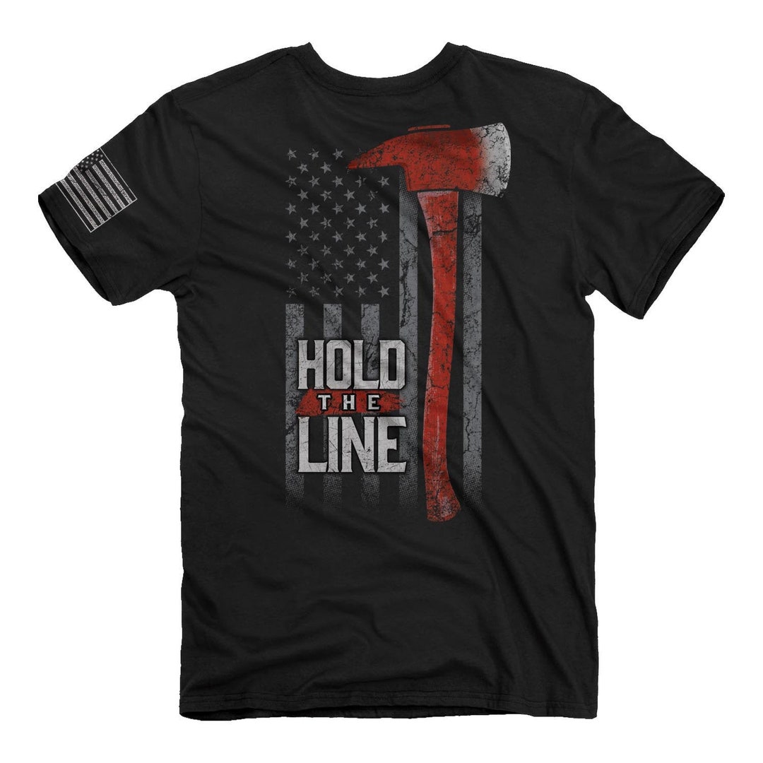 Thin Red Line Hold the Line T-shirt - Etsy