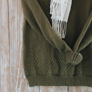 Christmas Tree Sweater Knitting Pattern - PDF Instant Digital Download ...