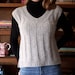 Wide Ribbed Vest Knitting Pattern - PDF Instant Digital Download - Etsy