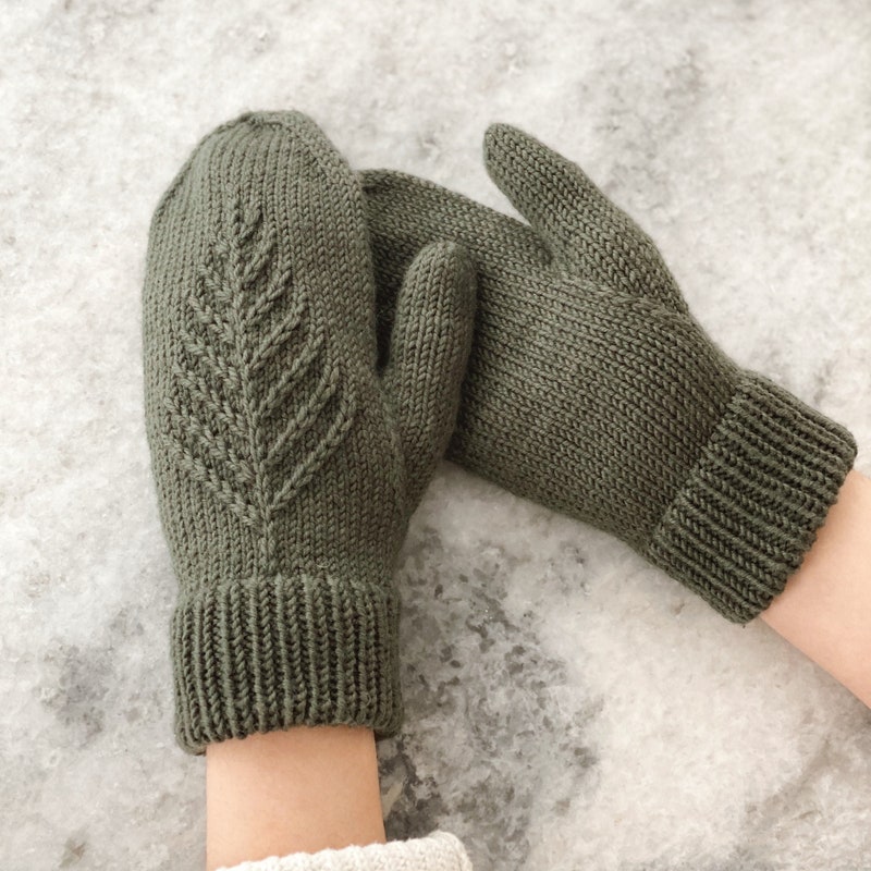Fair Isle Knitting Mitten - Etsy