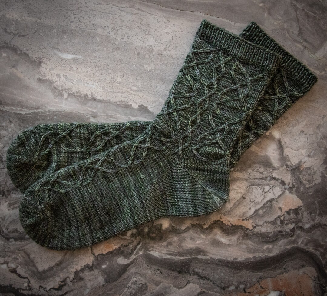 March Socks Knitting Pattern - PDF Instant Digital Download - Etsy