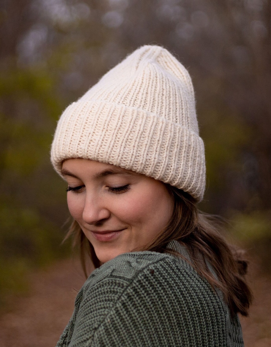 Classic Ribbed Hat Knitting Pattern - PDF Instant Digital Download - Etsy