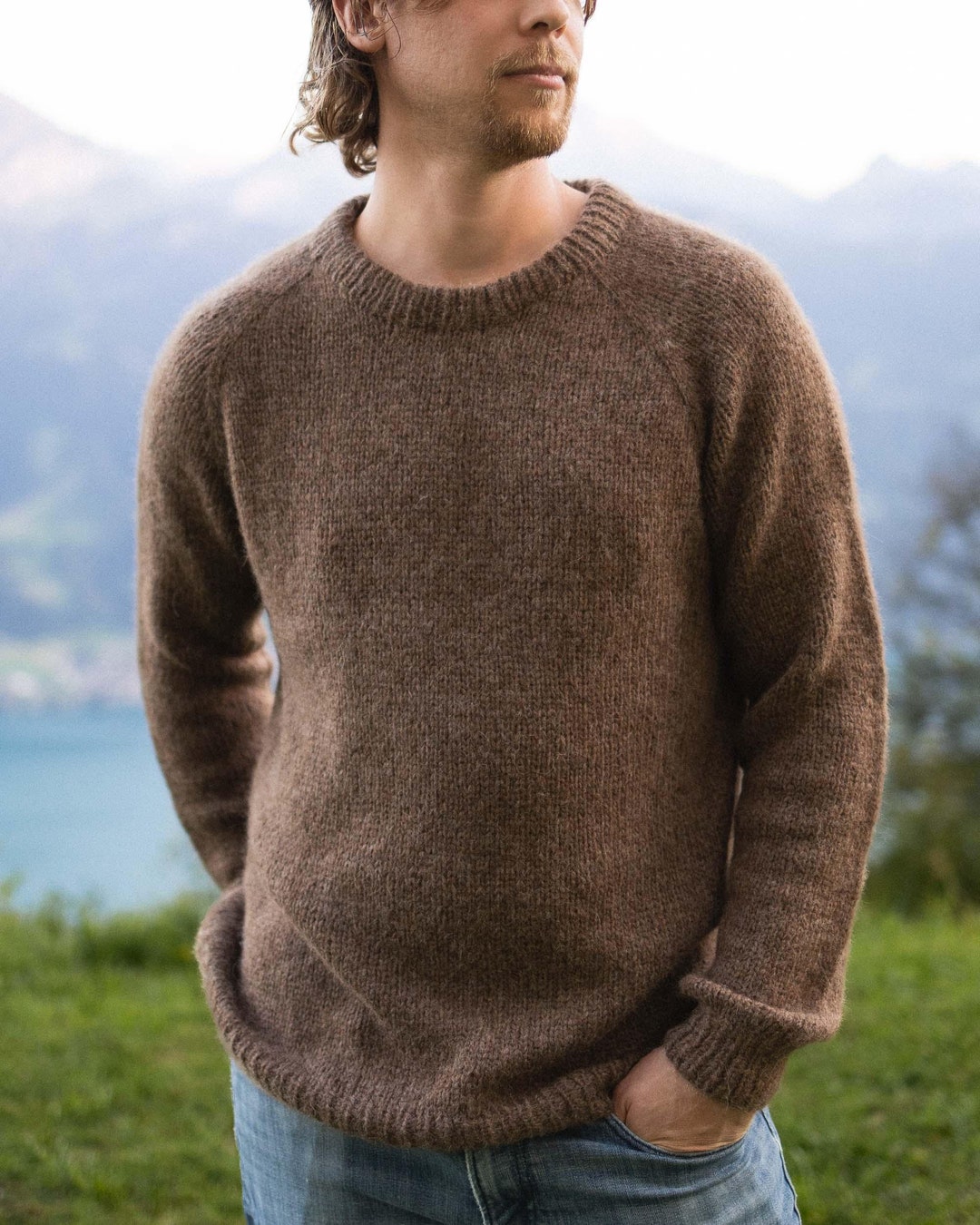 Boyfriend Sweater Knitting Pattern - PDF Instant Digital Download - Etsy