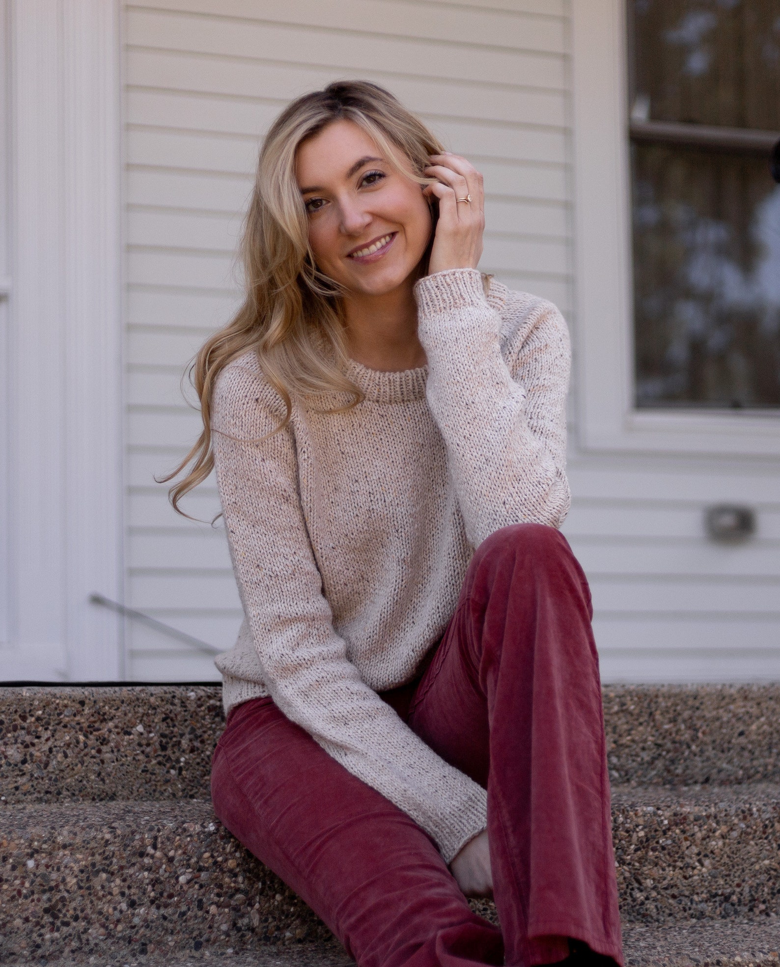 October Sweater Knitting Pattern Top-Down Raglan Style | Etsy