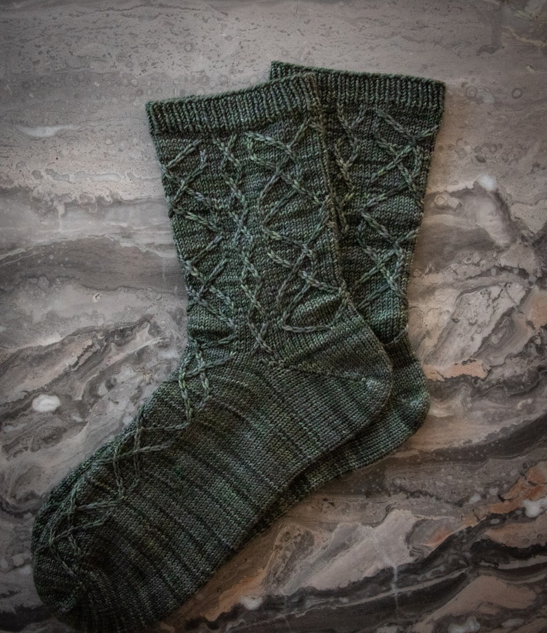 March Socks Knitting Pattern - PDF Instant Digital Download - Etsy