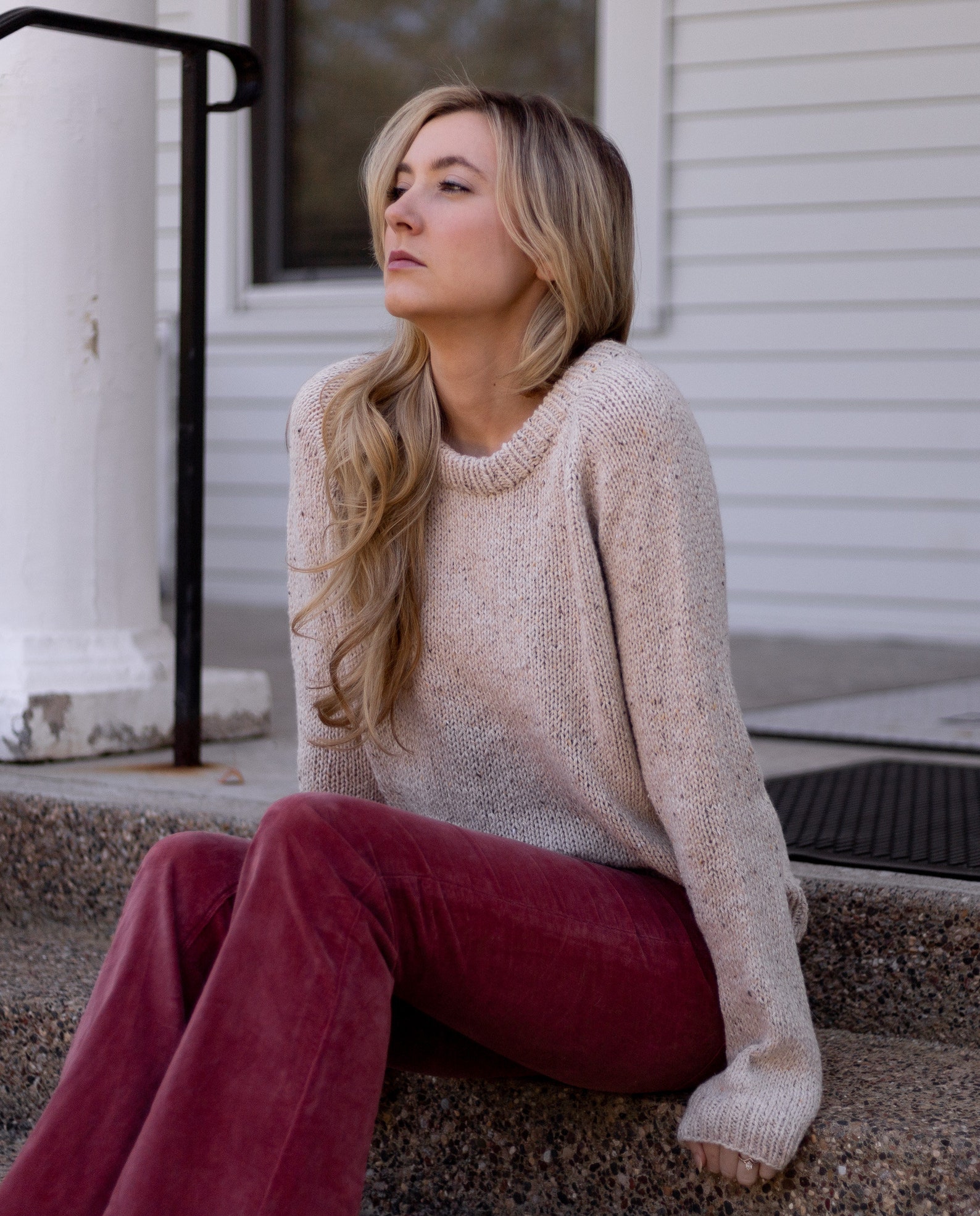 October Sweater Knitting Pattern: Top-down Raglan, Unisex Sizes (PDF ...