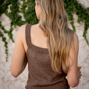Simple Summer Tank Top Knitting Pattern - PDF Instant Digital Download ...