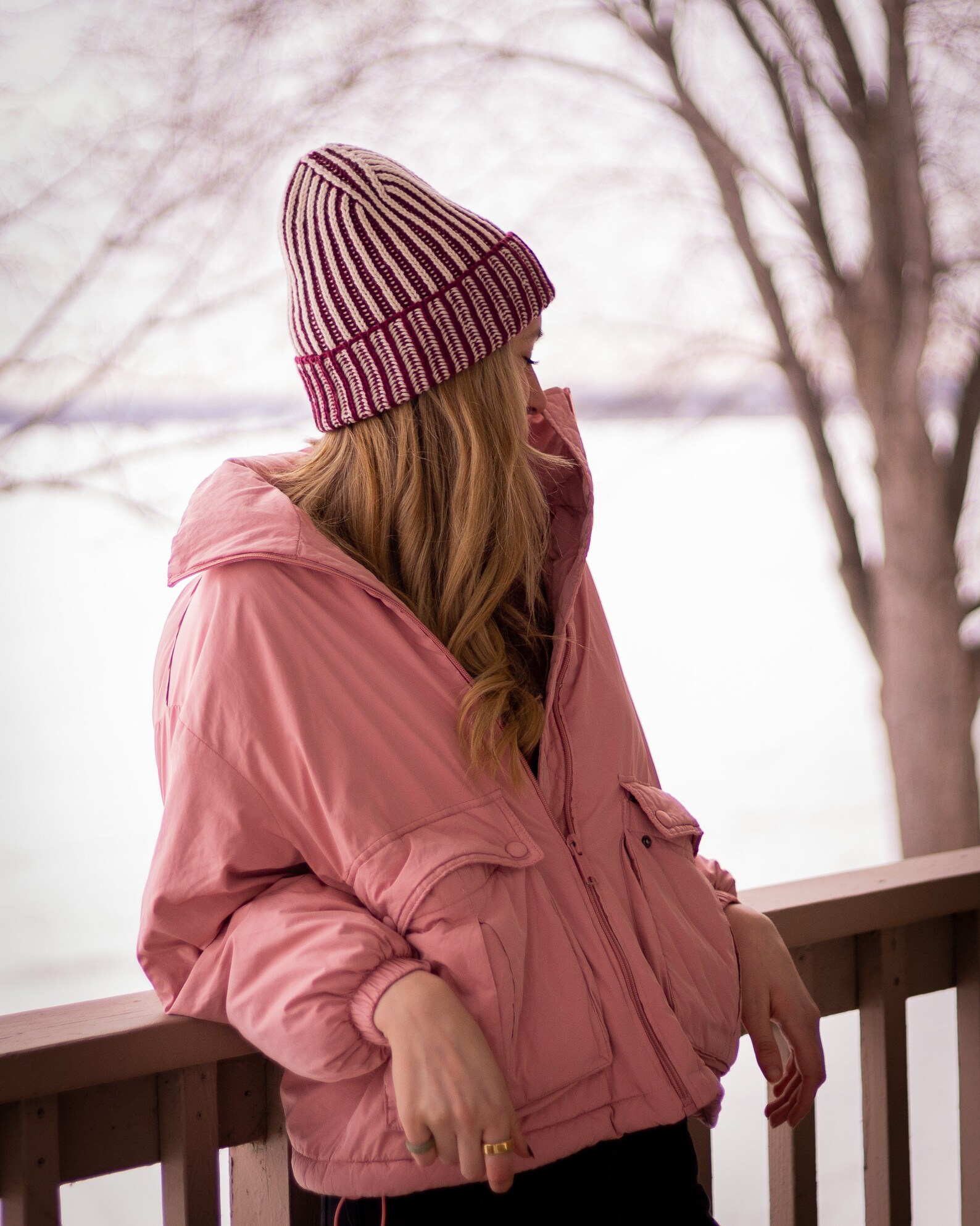 Brioche Ribbed Hat Knitting Pattern Two Color Rib Style - Etsy