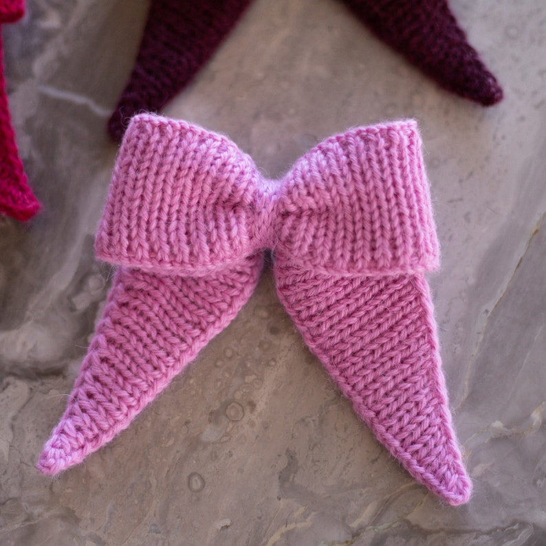 Bow Knitting Pattern - PDF Instant Digital Download - Etsy