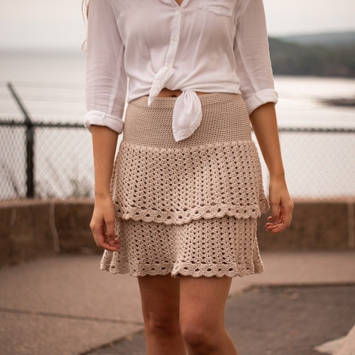 Long Skirt CROCHET Pattern/dk Yarn Instant Download - Etsy
