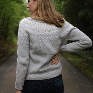Snowfall Sweater Knitting Pattern - PDF Instant Digital Download - Etsy