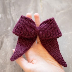 Bow Knitting Pattern - PDF Instant Digital Download - Etsy