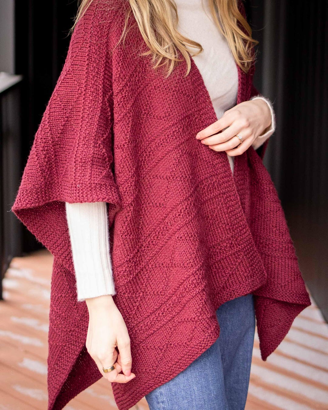 Morningside Cape Knitting Pattern - PDF Instant Digital Download - Etsy