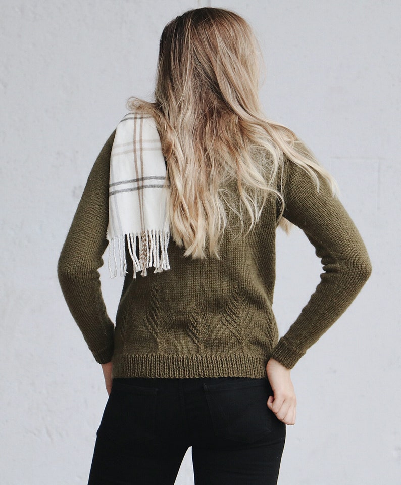 Christmas Tree Sweater Knitting Pattern - PDF Instant Digital Download ...