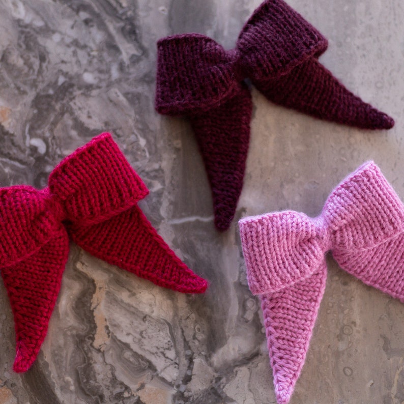 Bow Knitting Pattern - PDF Instant Digital Download - Etsy