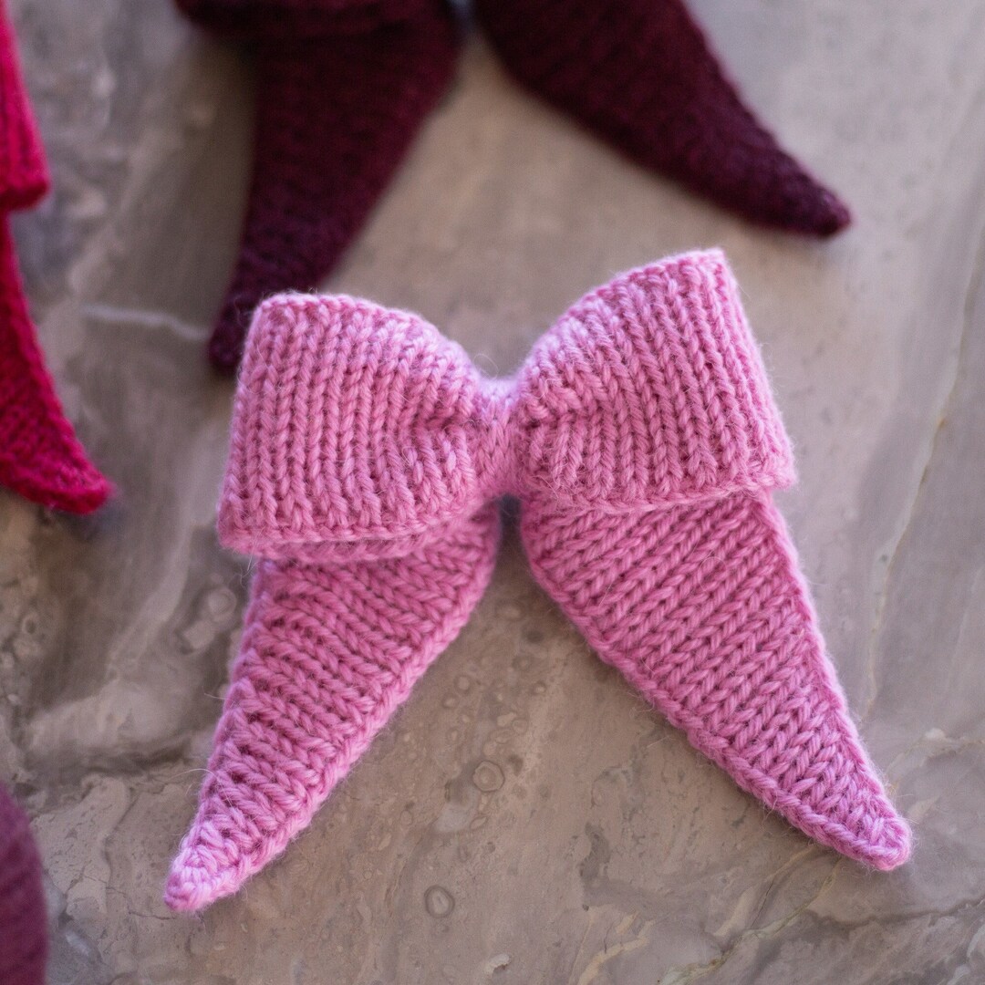 Bow Knitting Pattern - PDF Instant Digital Download - Etsy
