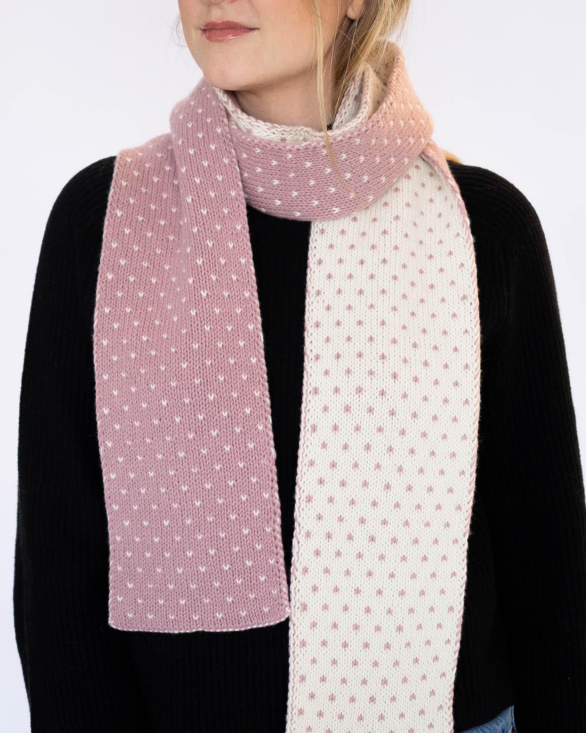 Dottie Scarf Knitting Pattern - Double Knit Scarf - PDF Instant Digital ...