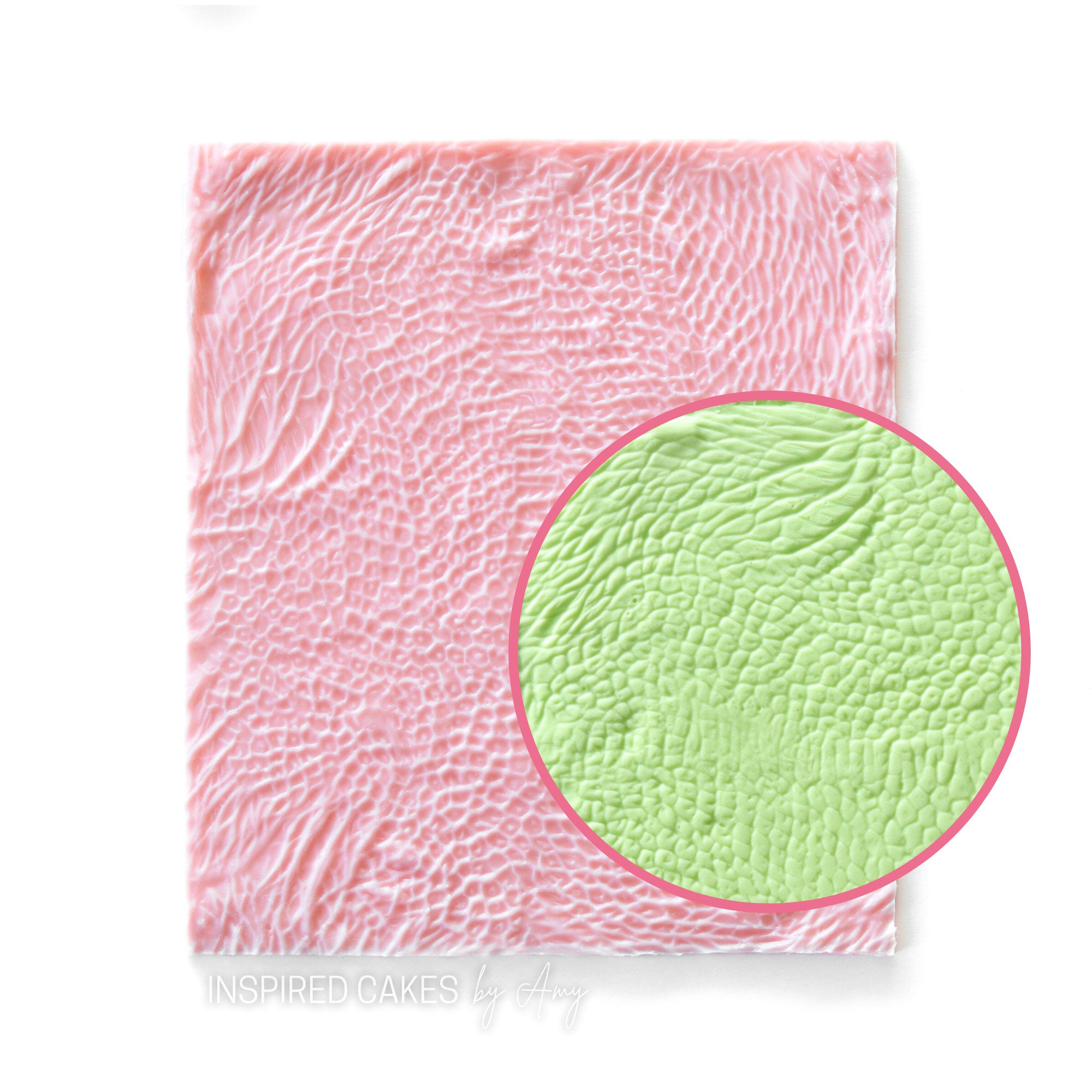 Dinosaur Skin Mat Fondant & Icing Micro Texture Sheet Polymer Clay ...