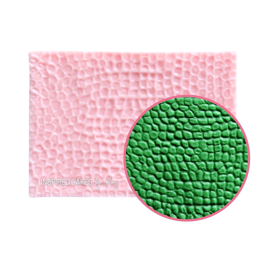 Dinosaur Skin Impression Mat Fondant & Icing Micro Texture Sheet ...