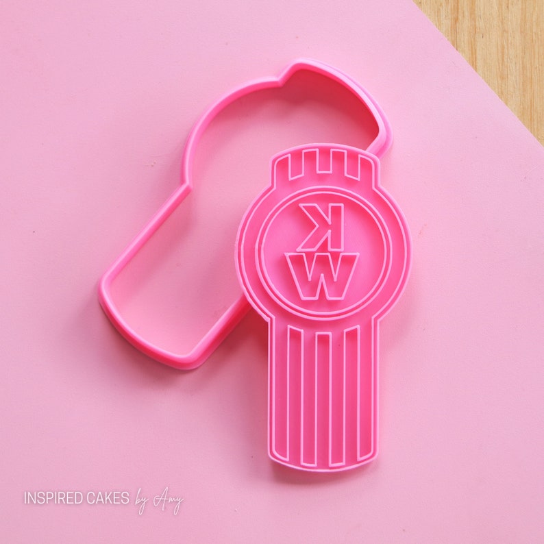 Kenworth Truck Logo Cookie Cutter Food Grade Impression Mat, Fondant ...