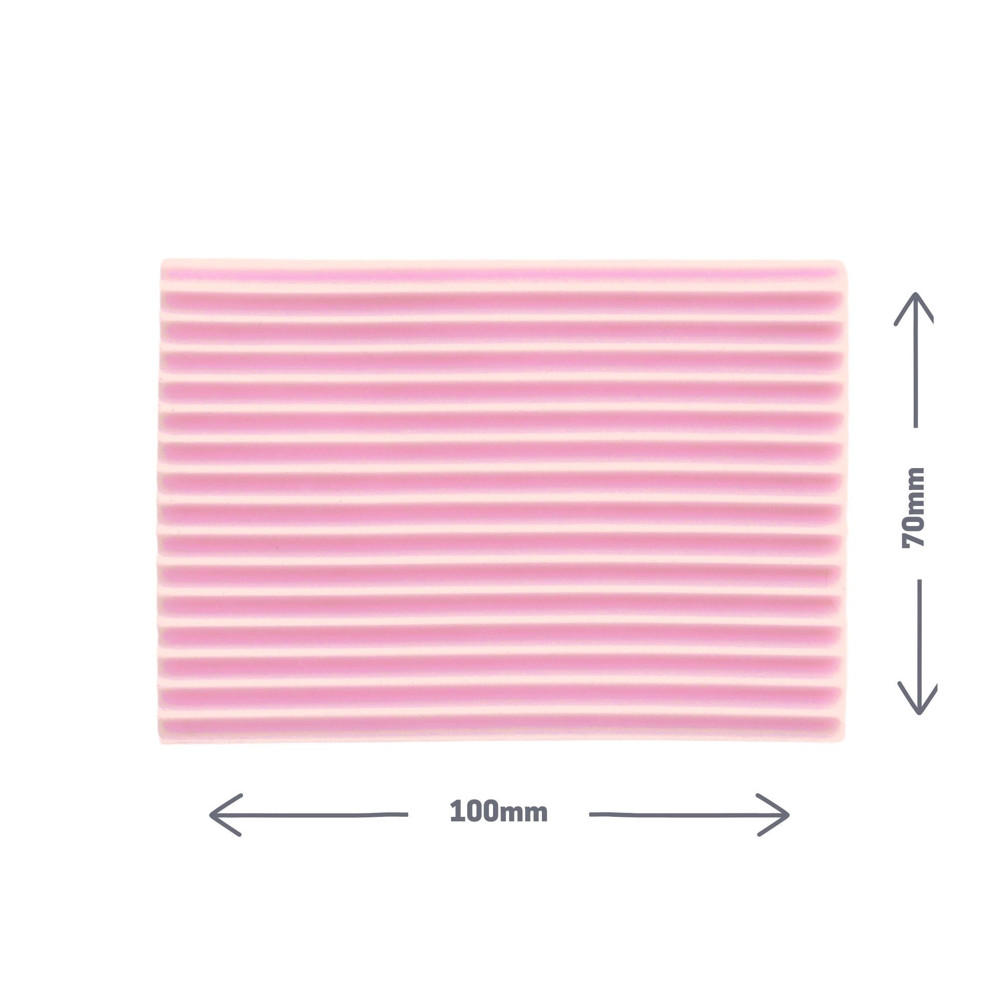 Rolled Lines, Ribbed, Curved Repeating Pattern Impression Mat | Fondant ...