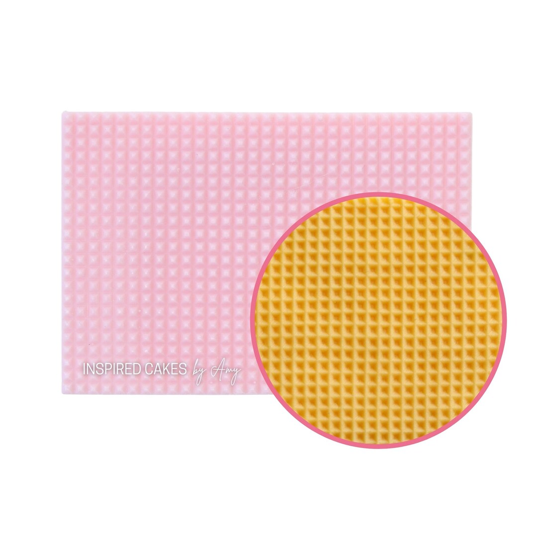 Lattice Waffle Small Grid . Impression Mat | Fondant & Icing Micro ...