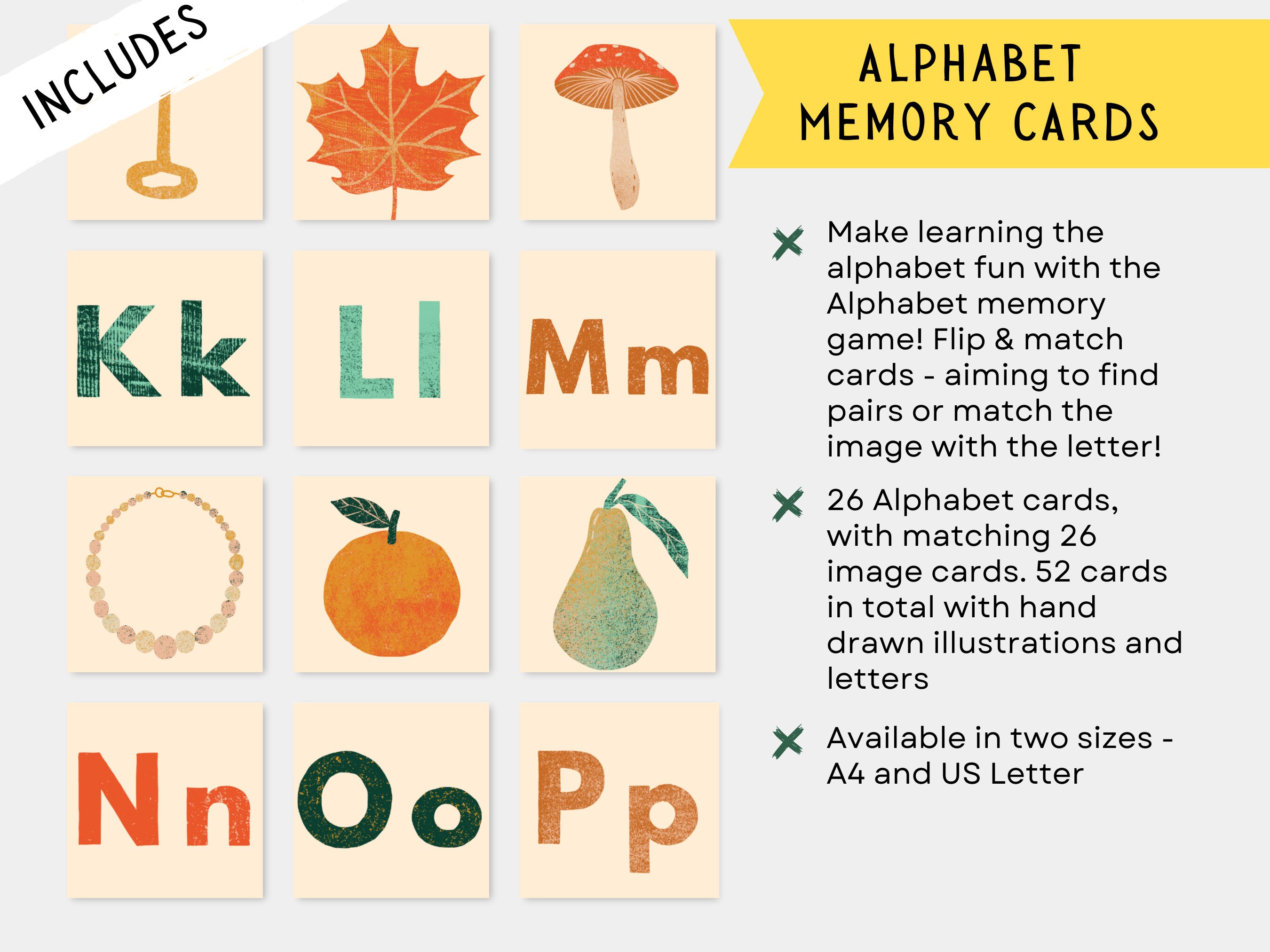 ABC Alphabet Bundle Alphabet Posters Alphabet Flashcards - Etsy