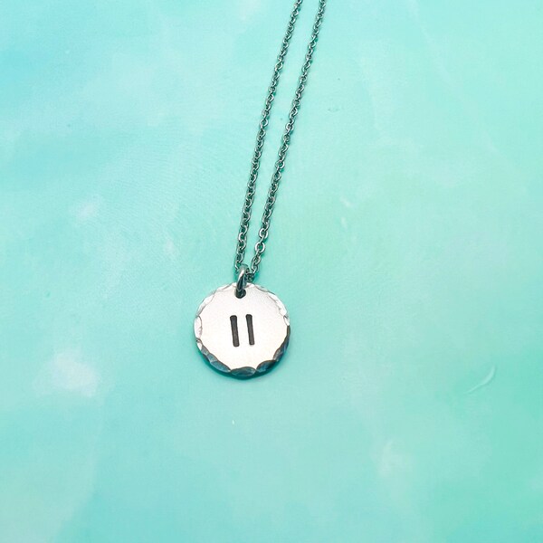 Stamped Necklace - Etsy