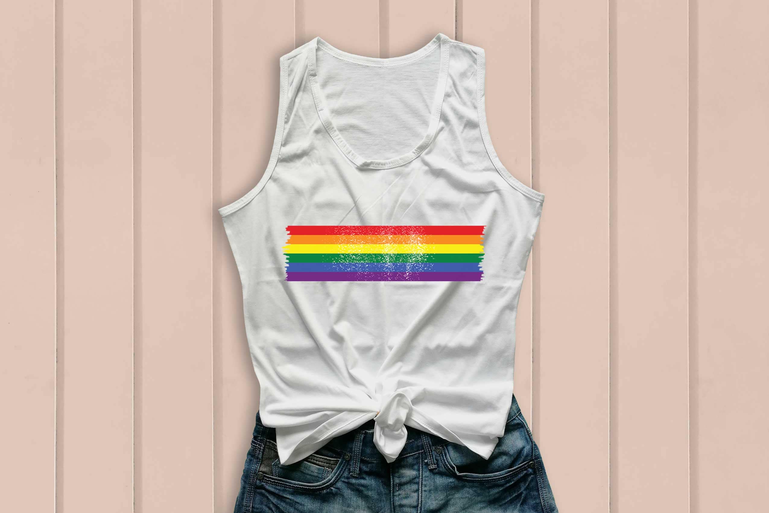 Vintage Pride Shirt Gay Pride Flag Shirt Retro Rainbow Tank - Etsy