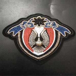 Crystal Beaded Open Eye Moth Crown Badge Applique Sew on Badge Cloth ...