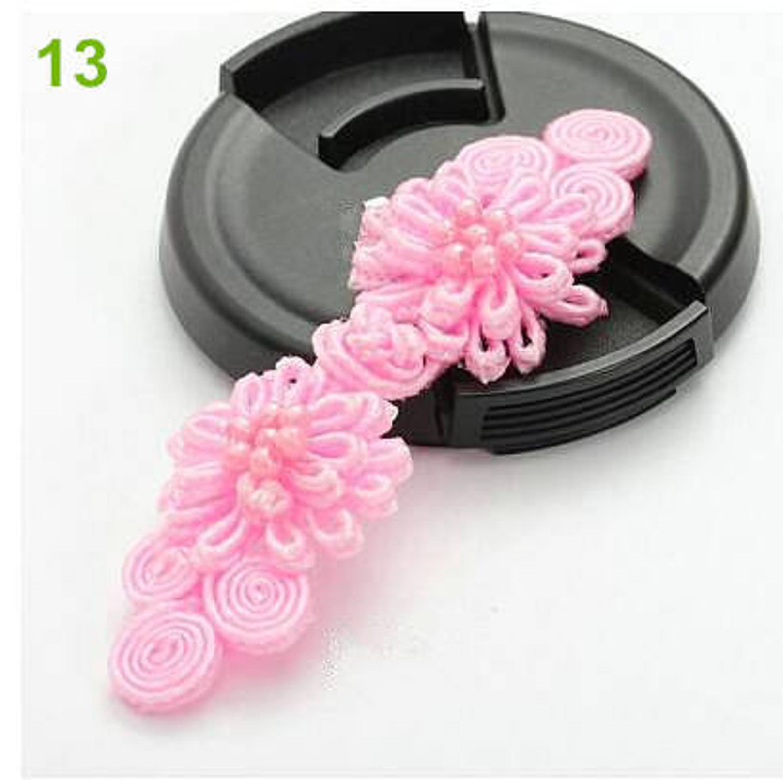 5pieces of Single Color 8x2.5cm Tradition Cloth Beaded Button - Etsy