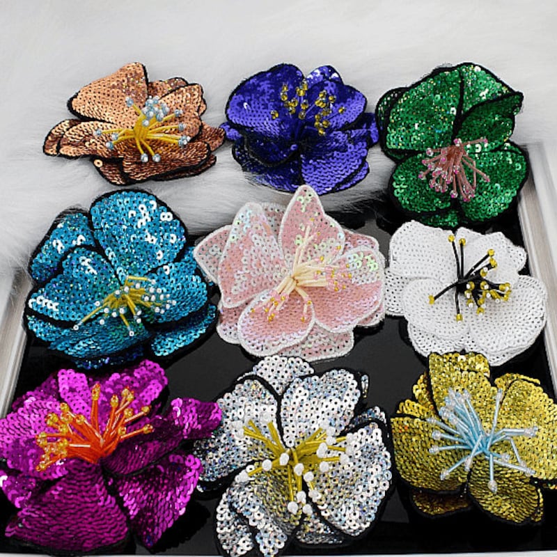 Sequin Brooch - Etsy