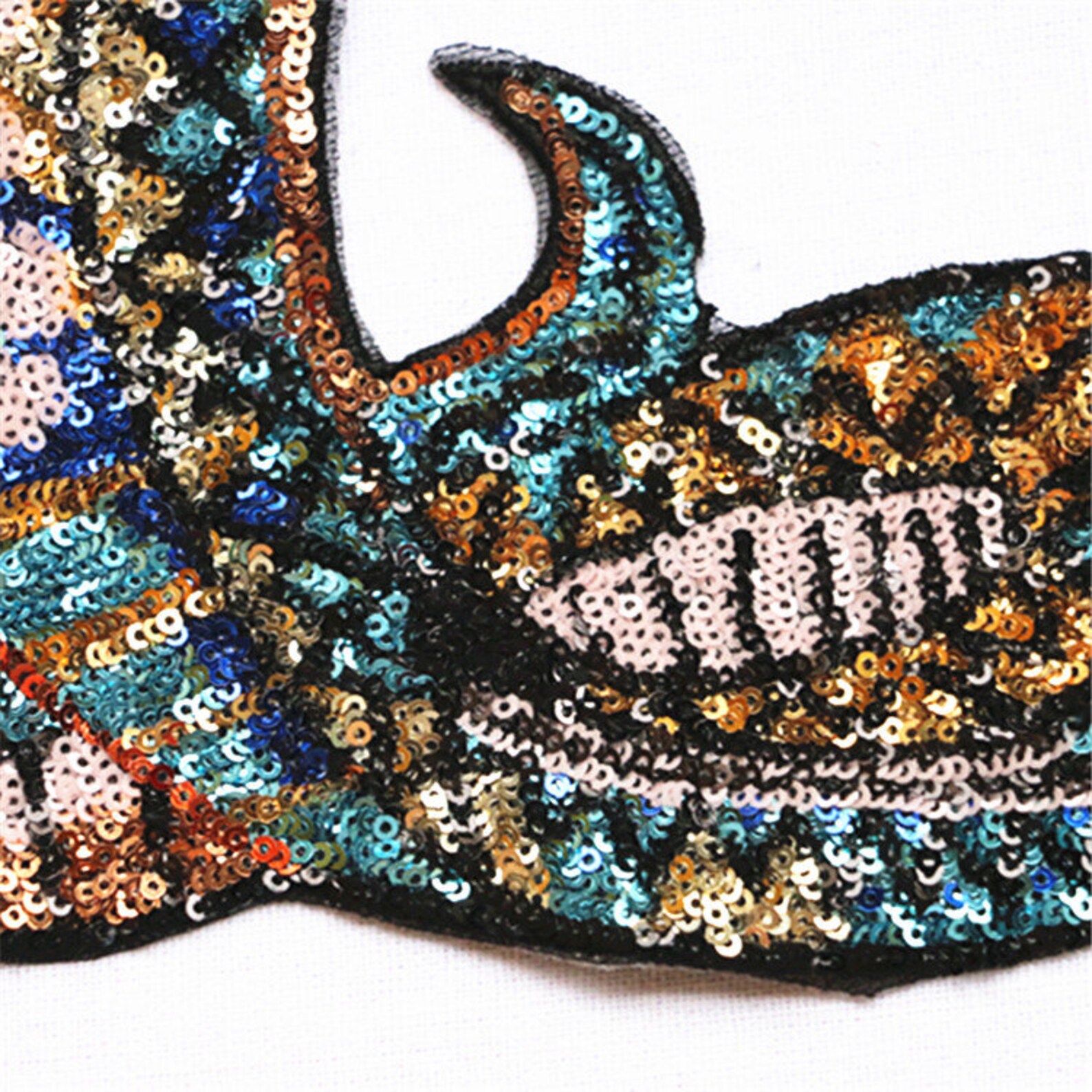 Glitter Sequins Snake Tiger Cat Leopard Applique Animal Cloth - Etsy